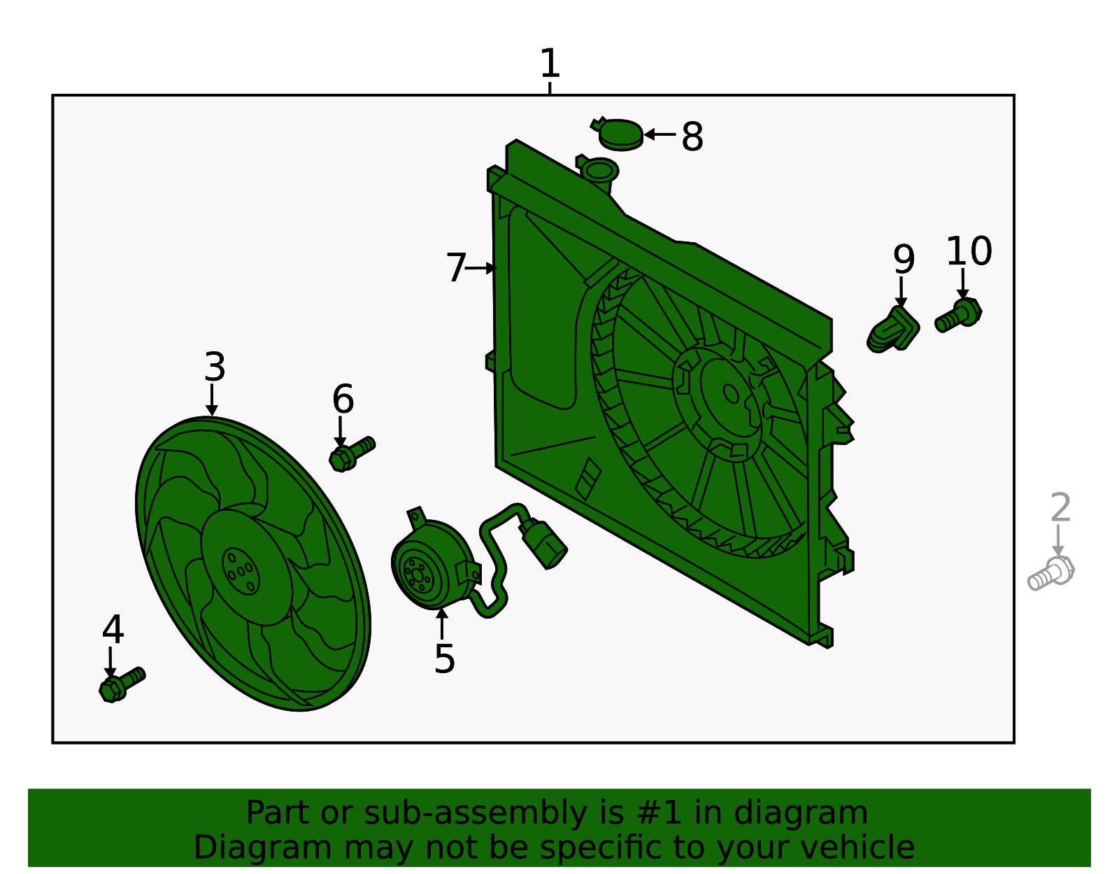 25380-J3140 - Engine Cooling Fan Assembly 2020-2025 Kia | Kia.Parts Store