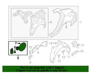 69510 4C000 - Fuel Door 2012-2015 Kia Optima | Kia Cheap Parts