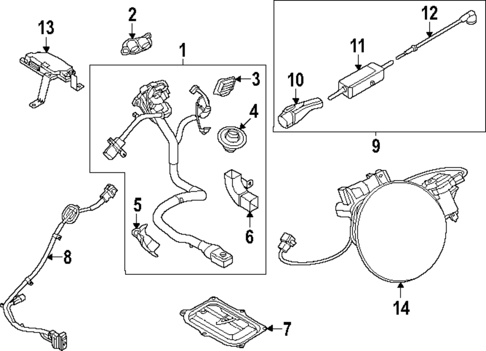 2023-2025 Hyundai Ioniq 6 Actuator Grommet 91981-KL010 | QuirkParts