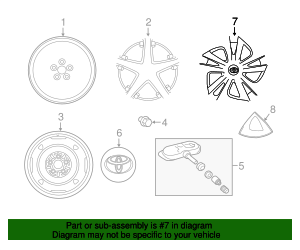 42602-47181 - Wheel Cover 2016-2018 Toyota Prius | Longo Toyota Parts