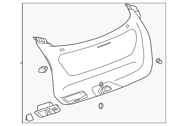 2021-2025 Buick Envision Lower Gate Trim 84993202 GM | GMPartsDirect.com