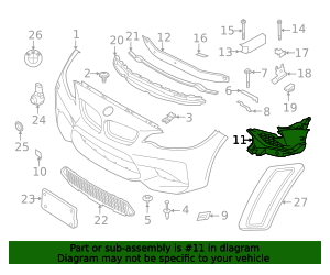 51118073521 - 2019-2021 BMW M2 Insert (51-11-8-073-521) | BMW of South ...