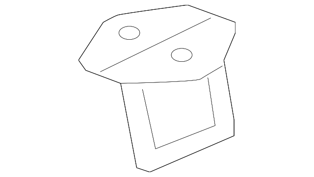 2011-2020 Mopar Hood Latch Striker Plate 4589689AA | TascaParts.com