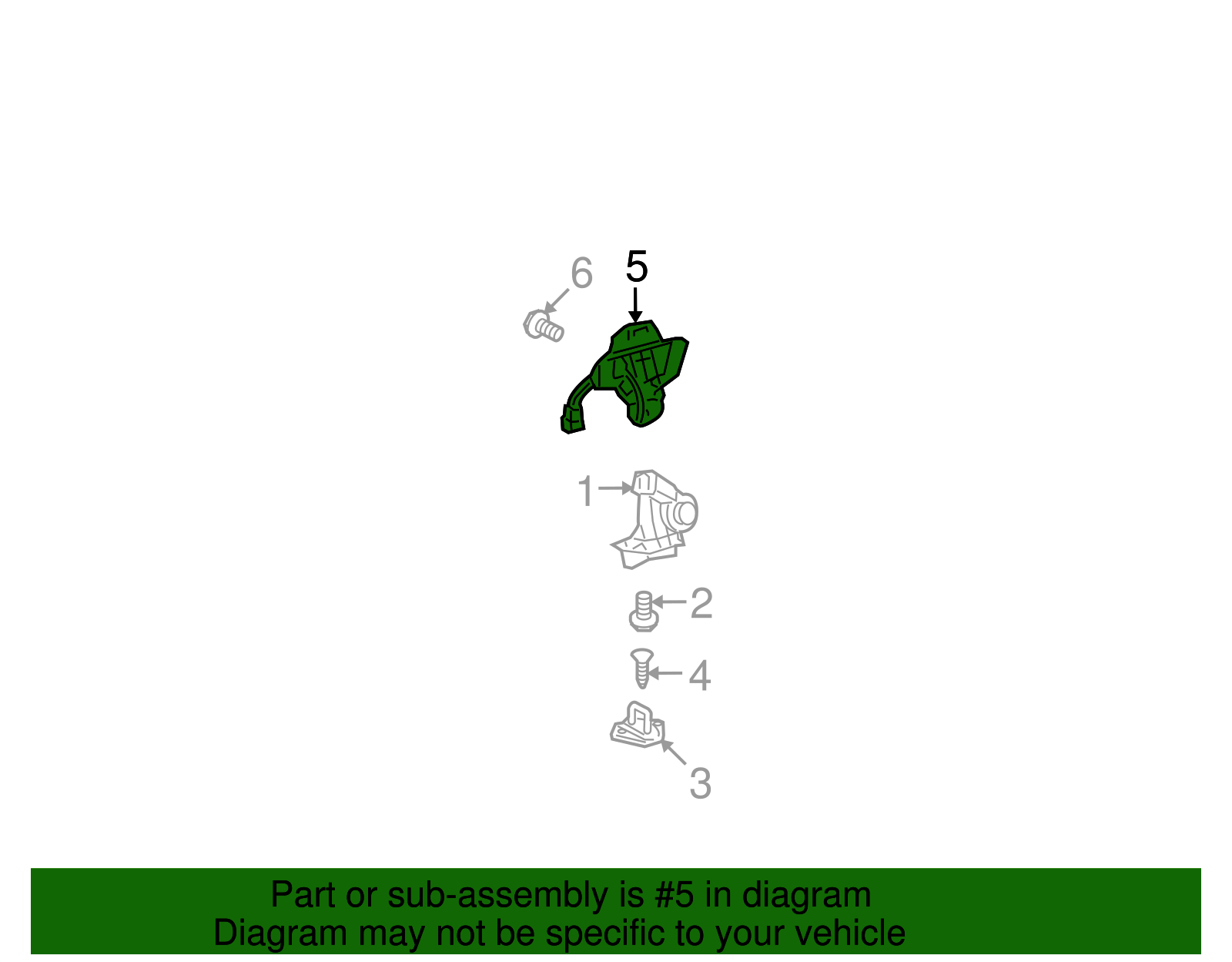 2008-2013 Toyota Highlander Lock Assembly 69370-48010 | Toyota Parts Center