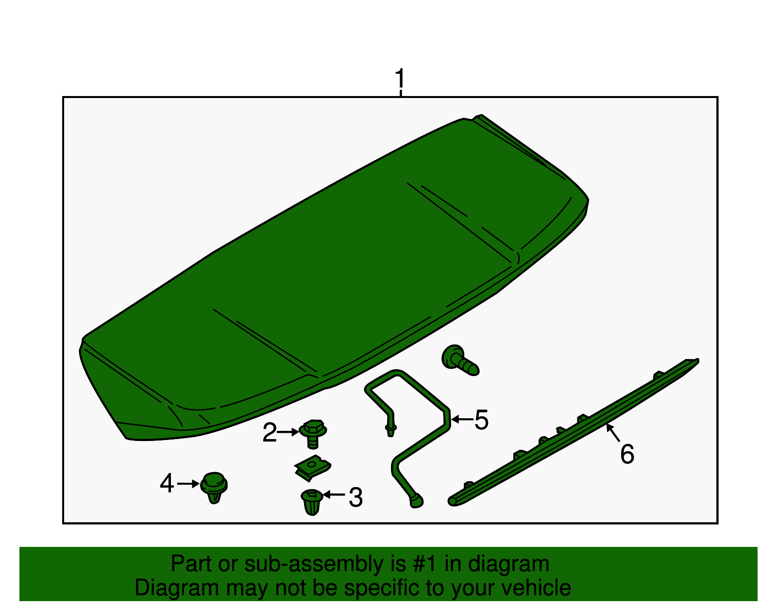 FT4Z-5844210-AD - Spoiler - 2015-2020 Ford Edge | Sunrise Ford Parts