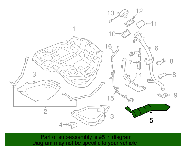 2010-2019 Subaru Upper Cover 42054AJ00A | Subaru Parts Store