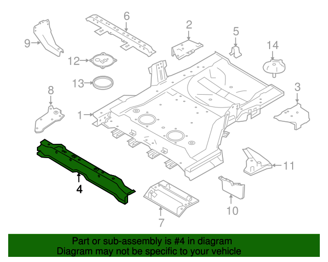 2015-2020 Nissan Murano Front Extension G4515-5AAMA | QuirkParts