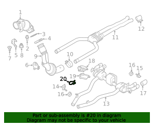 18307620323 - 2014-2022 BMW Actuator Retainer (18-30-7-620-323) | BMW ...