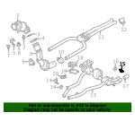18308582060 - 2016-2022 BMW Rear Muffler Bracket (18-30-8-582-060 ...