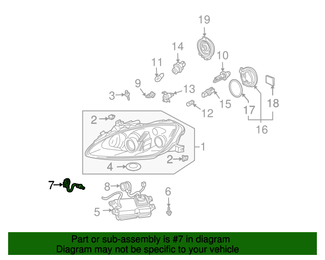 33147-S2A-A11 - Harness 2004-2009 Honda S2000 | Honda Parts Online