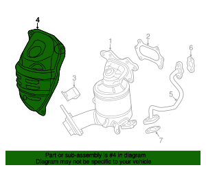 18120-RW0-A00 - Heat Shield 2012-2015 Honda Civic | Honda Parts Online