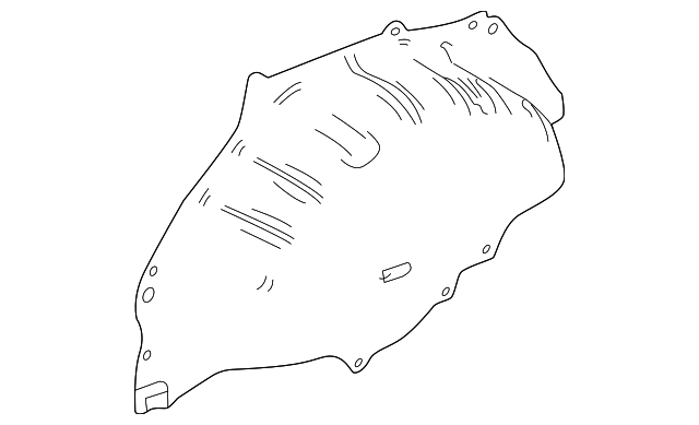 2021-2022 GM Rear Passenger Side Wheelhouse Inner Panel 84847720 ...