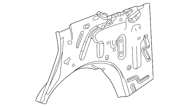 2021-2023 GM Passenger Side Lower Inner Quarter Panel 84867954 | GM ...