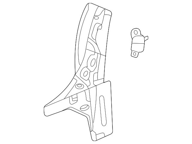 2021-2023 GM Driver Side Body Lock Pillar Reinforcement 84908464 | Auto ...
