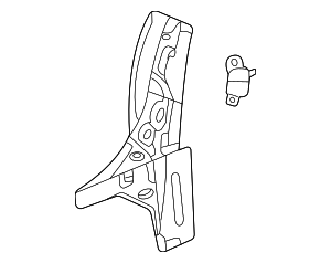 2021-2023 GM Driver Side Body Lock Pillar Reinforcement 84908464 | GMPartsDirect.com