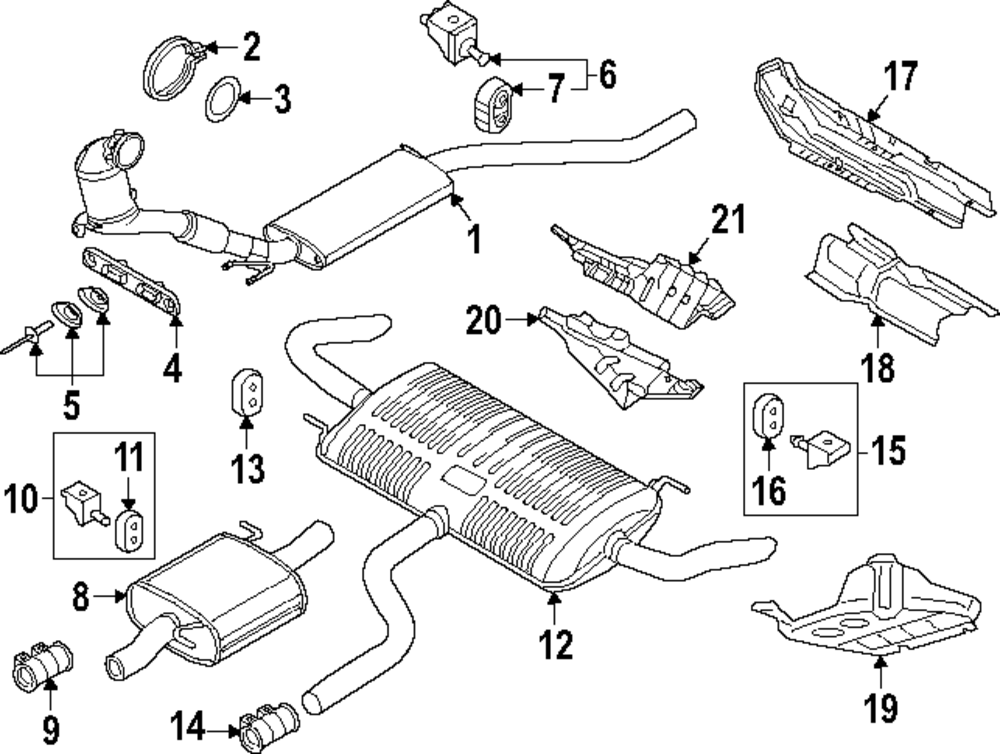 3QF-254-500-PX - Converter & Pipe 2024-2025 Volkswagen | Volkswagen ...
