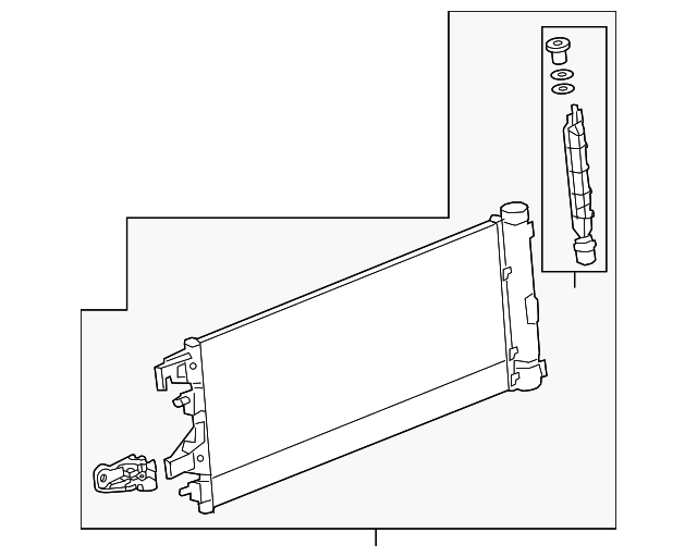 2021-2024 GM (Replaces 87823302) Condenser 85659954 GM | GMPartsDirect.com