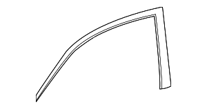 75922-0E030 - Black Out Tape - 2008-2013 Toyota Highlander | OEM ...