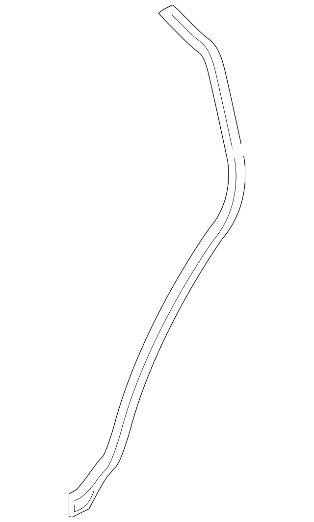 2017-2024 Cadillac XT5 Passenger Side Rear Door Below Belt Rear ...