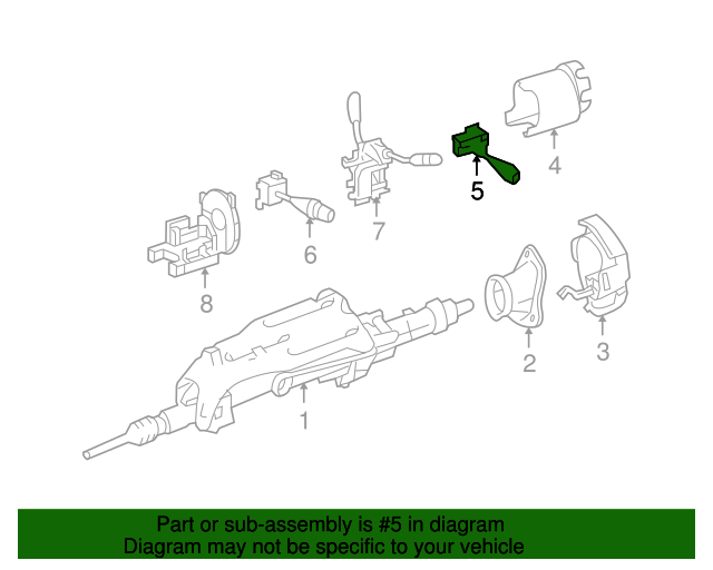 2006-2017 Mercedes-Benz Steering Column Switch 164-540-31-45 | Mercedes ...