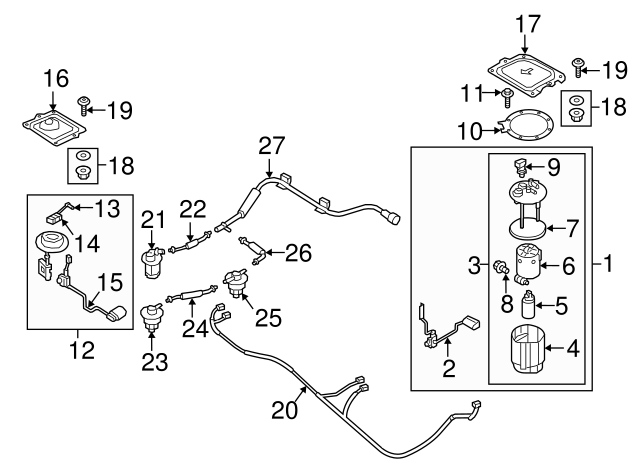 Genuine OEM Fuel Pump Gasket Part# 35322-2G700 Fits 2010-2021 Hyundai ...