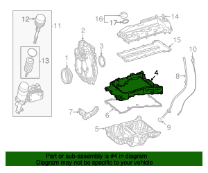 651-014-02-00 - Engine Oil Pan 2013-2016 Mercedes-Benz | AutoNation Parts