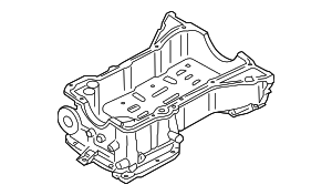 2013-2019 Nissan Oil Pan 11110-9BF0A | OEM Parts Online