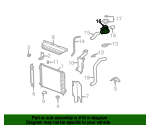 2005-2011 GM Radiator Filler Tube Neck 10344426 | GMPartsDirect.com