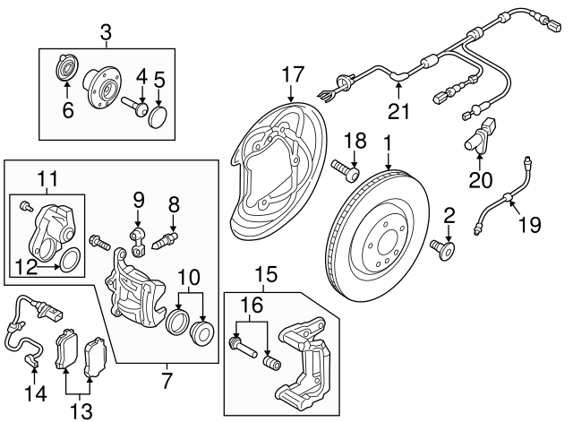 8W0-998-281 - Adjust Motor 2017-2023 Audi | Audi OEM Parts