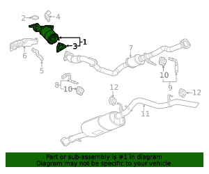 2015-2022 GM (Replaces 19420227) 3-Way Catalytic Converter with Flange ...