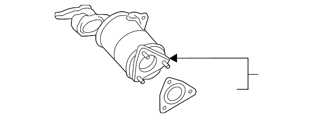 2015-2022 GM (Replaces 19420227) 3-Way Catalytic Converter with Flange ...