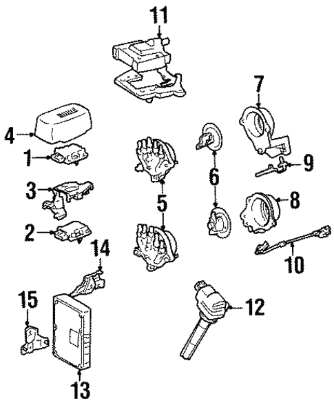 Ignition System for 1997 Lexus LS400 | Lexus of Stevens Creek Parts