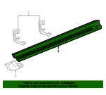 2007-2014 GM Passenger Side Running Board 15914675 GM | GMPartsDirect.com