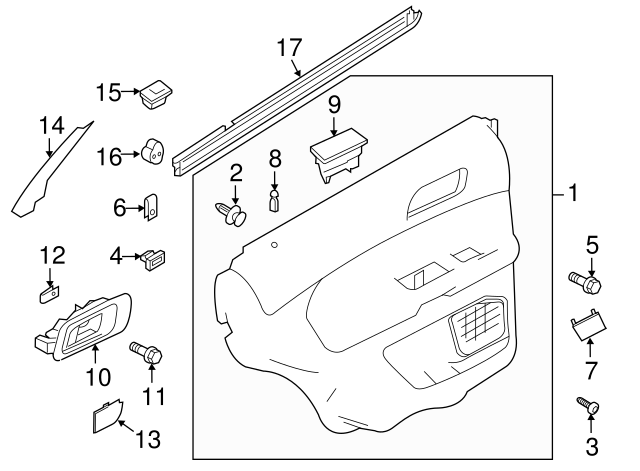 2011-2015 Ford Switch Bezel BB5Z*14524*A | TascaParts.com