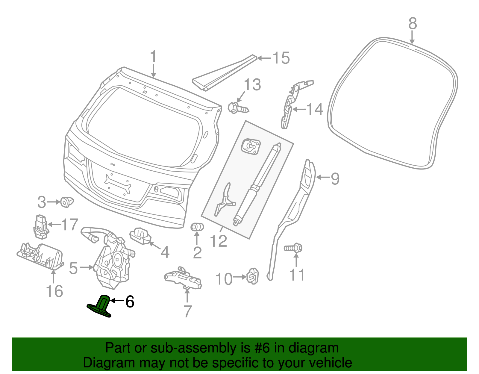 Genuine OEM Acura - Striker Part# 74813-SHJ-A01 | Acura Parts For Less