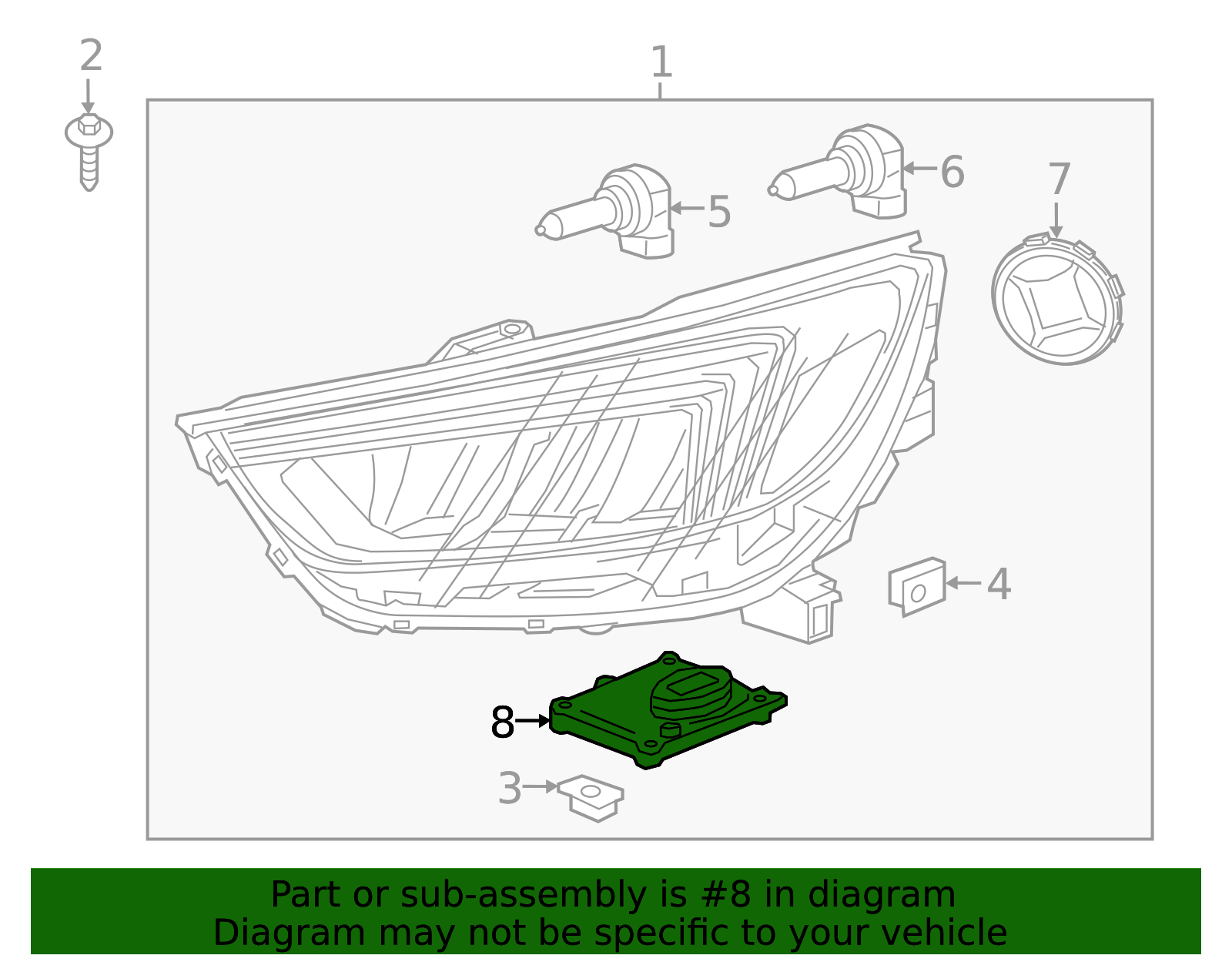 2017-2020 Buick Encore Headlamp LED Driver Module 42532768 | OEM Parts ...