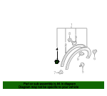 2011-2025 Nissan Wheel Opening Molding Clip 76882-JG10A | GetOEMParts.com