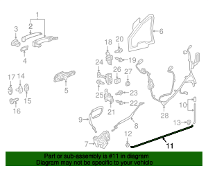 2018-2020 Chevrolet Traverse Link Rod 84166223 | GMPartsDirect.com