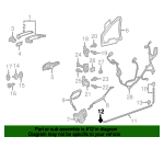 2018-2025 GM Door Locking Rod Clip 10399379 GM | GMPartsDirect.com