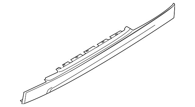51777046348 - 2008-2013 BMW Rocker Molding (51-77-7-046-348) | BMW of ...