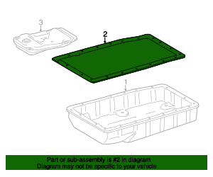 35168-50010 - Transmission Oil Pan Gasket 2007-2024 Lexus ...