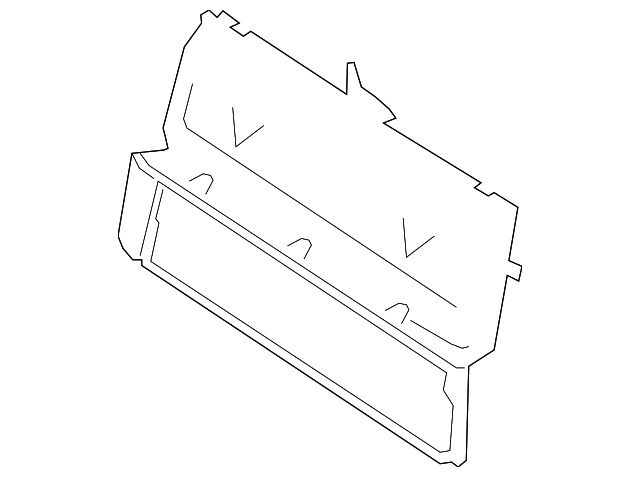 2017-2023 Porsche Panamera Center Duct 971-121-707-D | OEM Parts Online