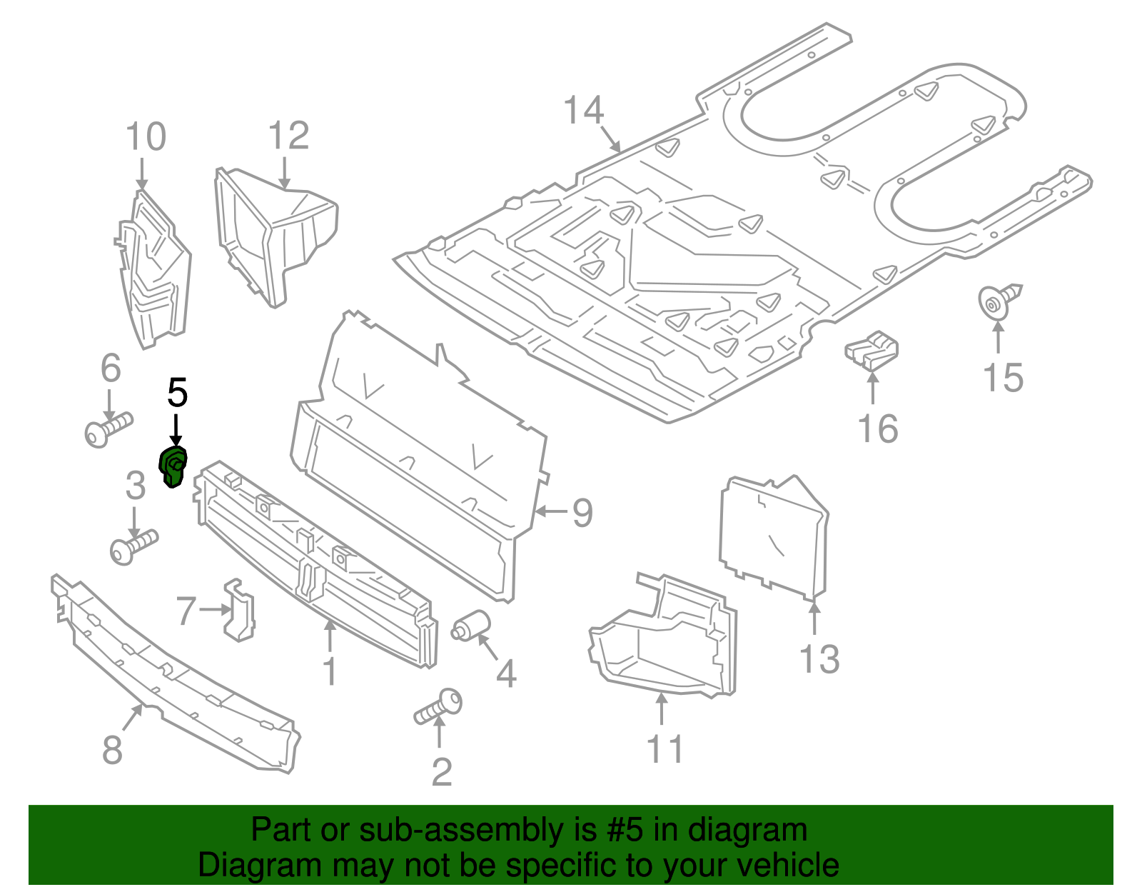 2017-2024 Porsche Adjust Motor 95B-965-501-AA | Sunset Porsche Parts