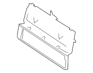 2017-2022 Porsche Panamera Center Duct 971-121-707-E | Porsche Marin