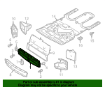 2017-2023 Porsche Panamera Radiator Shutter Assembly 971-121-257-B-OK1 ...