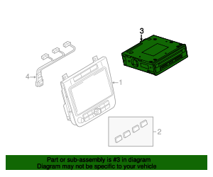7P6-035-664-NX - GPS Navigation Control Module 2017 Volkswagen Touareg ...