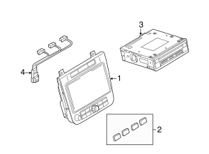 7P6-035-664-NX - GPS Navigation Control Module 2017 Volkswagen Touareg ...