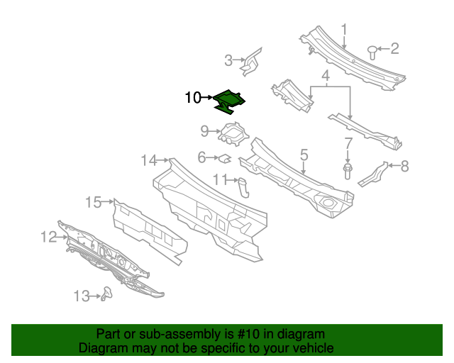 Deflector - Ford (5F9Z-7402408-AA) | TascaParts.com