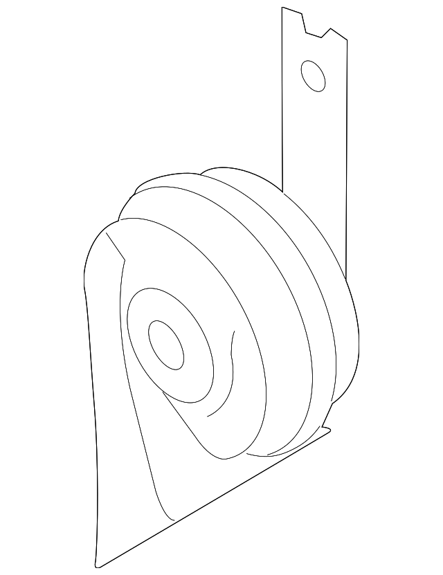 2011-2016 Hyundai Low Note Horn 96610-3N000 | OEM Parts Online