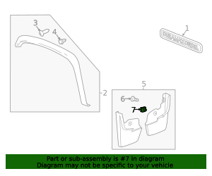 2015-2023 GM High Mount Lamp U-Nut (Replaces Part Number 11516397 ...